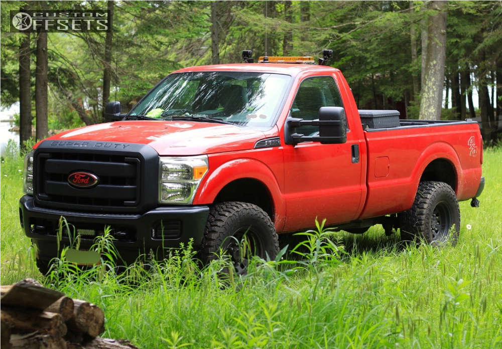 2012 Ford F-350 Super Duty with 17x9 -12 Vision D Window and 35/12.5R17 ...
