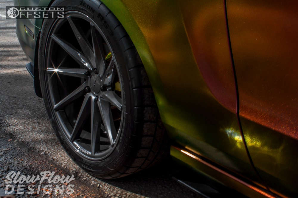 2014 Ford Mustang with 20x9 32 Vossen Cvt and 255/35R20 Cooper Zeon Rs3 ...