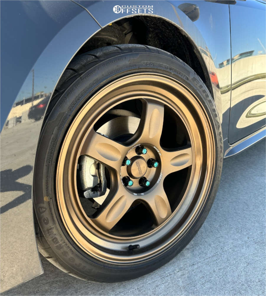 2023 Toyota Corolla with 18x9 30 Volk 21c and 255/35R18 Firestone ...