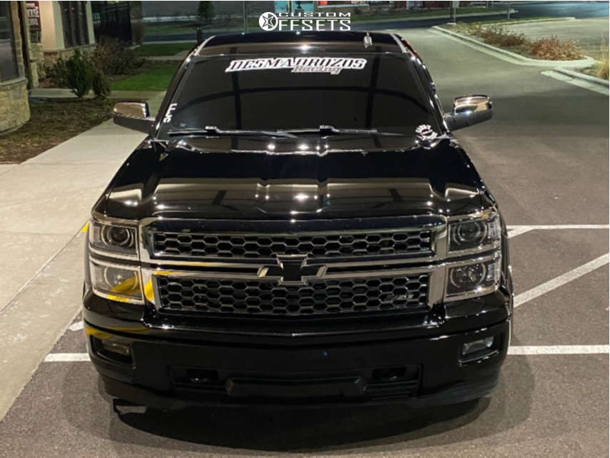 2014 Chevrolet Silverado 1500 with 22x12 -44 Hardcore Offroad Hc18 and ...