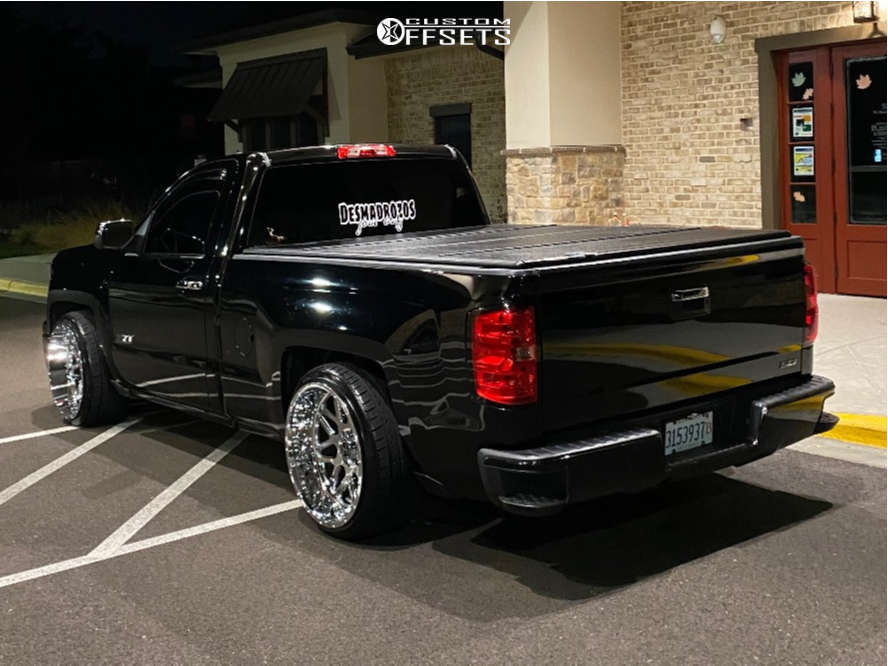 2014 Chevrolet Silverado 1500 with 22x12 -44 Hardcore Offroad Hc18 and ...