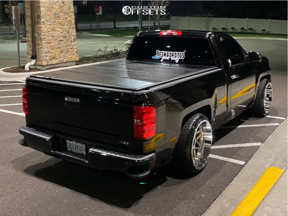 2014 Chevrolet Silverado 1500 with 22x12 -44 Hardcore Offroad Hc18 and ...
