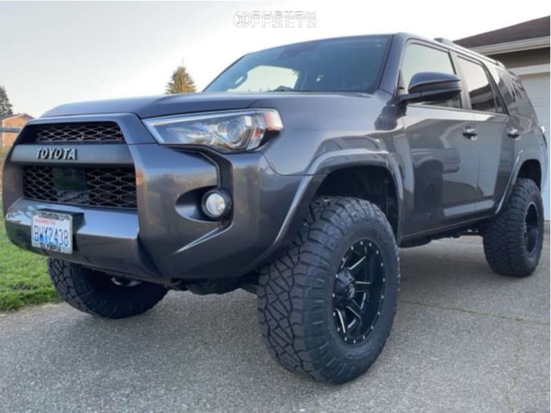 2020 Toyota 4Runner with 17x10 -24 Fuel Maverick and 33/12.5R17 Nitto ...