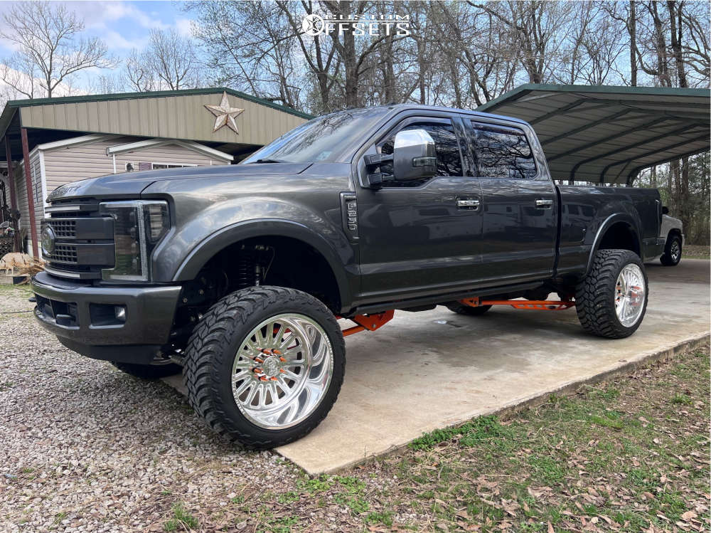 2017 Ford F-250 Super Duty with 24x14 -73 American Force Idol Sf and 37 ...