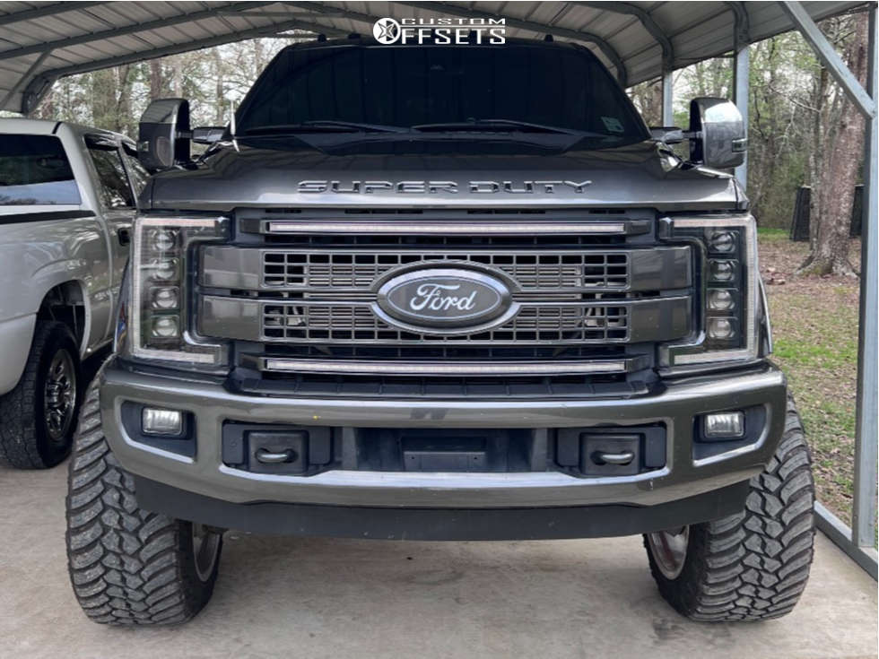 2017 Ford F-250 Super Duty with 24x14 -73 American Force Idol Sf and 37 ...