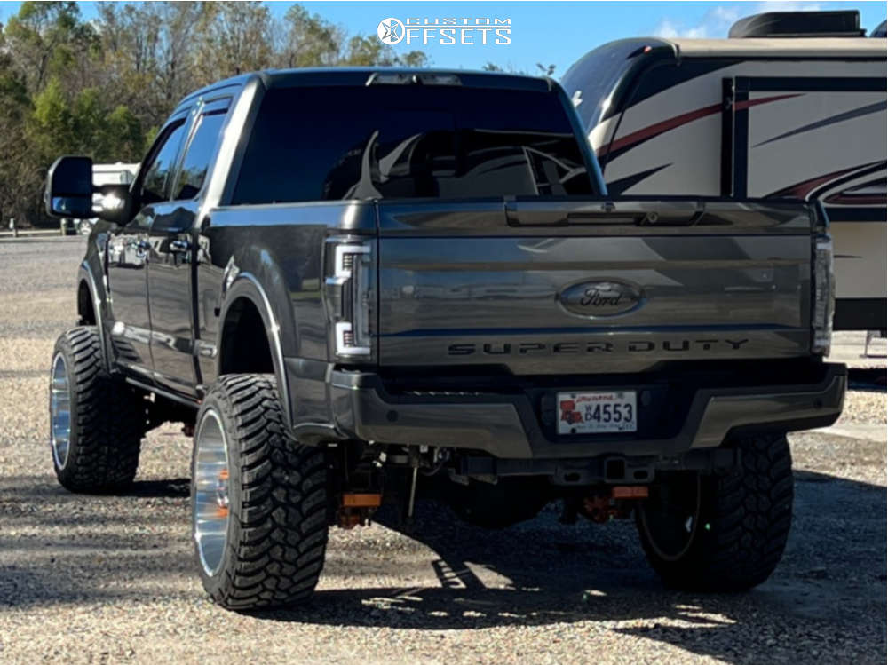 2017 Ford F-250 Super Duty with 24x14 -73 American Force Idol Sf and 37 ...