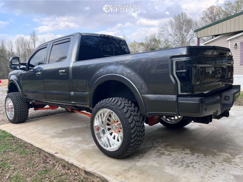 2017 Ford F-250 Super Duty with 24x14 -73 American Force Idol Sf and 37 ...