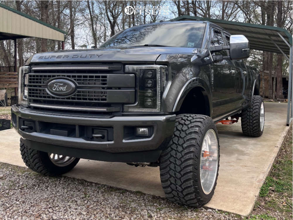 2017 Ford F-250 Super Duty with 24x14 -73 American Force Idol Sf and 37 ...