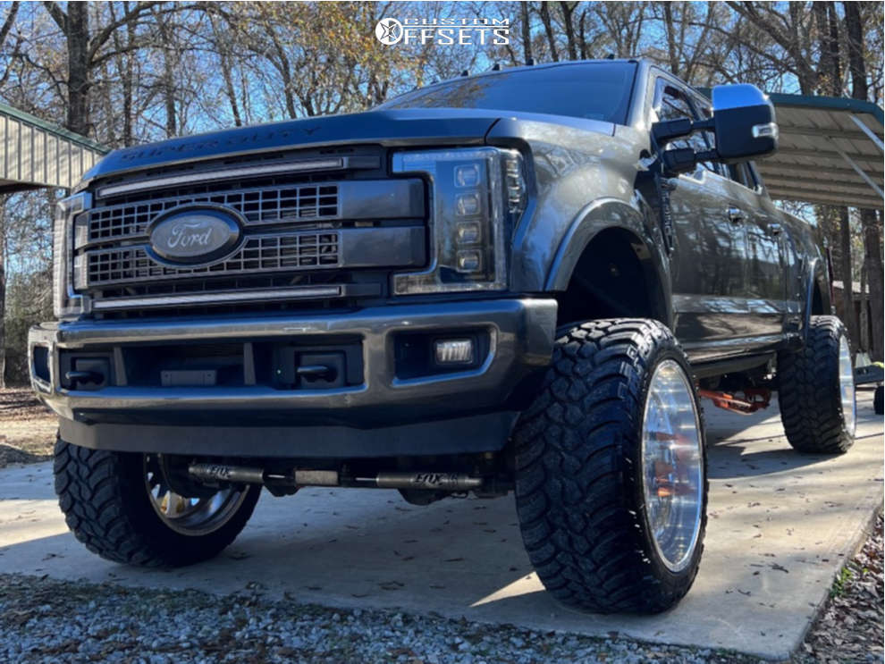 2017 Ford F-250 Super Duty with 24x14 -73 American Force Idol Sf and 37 ...