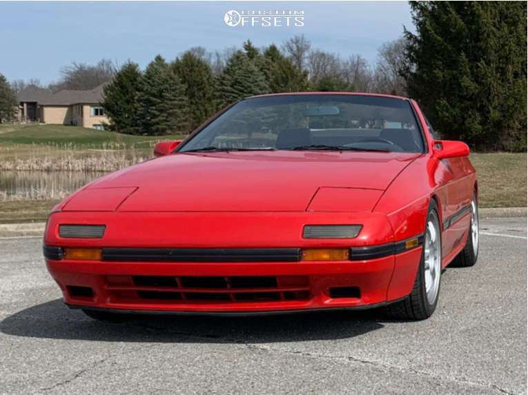 1988 Mazda RX-7 with 17x8 35 Enkei Rpf1 and 225/45R17 Continental ...