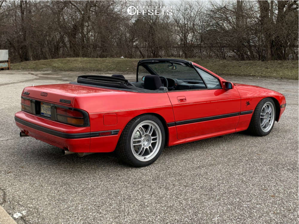 1988 Mazda RX-7 with 17x8 35 Enkei Rpf1 and 225/45R17 Continental ...