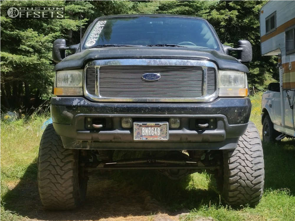 2002 Ford F-350 with 18x12 -44 Weld Racing Renegade and 38/15.5R18 Toyo ...