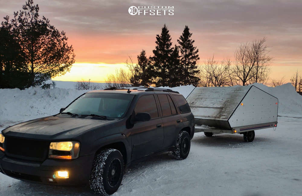 2008 Chevrolet Trailblazer with 17x9 0 Anthem Off-Road Avenger and 245/70R17 Firestone ...