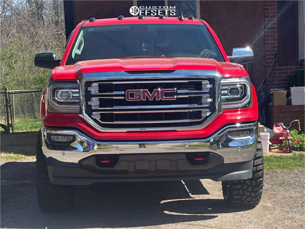2018 GMC Sierra 1500 with 20x10 -25 Vision Korupt and 305/55R20 Cooper ...