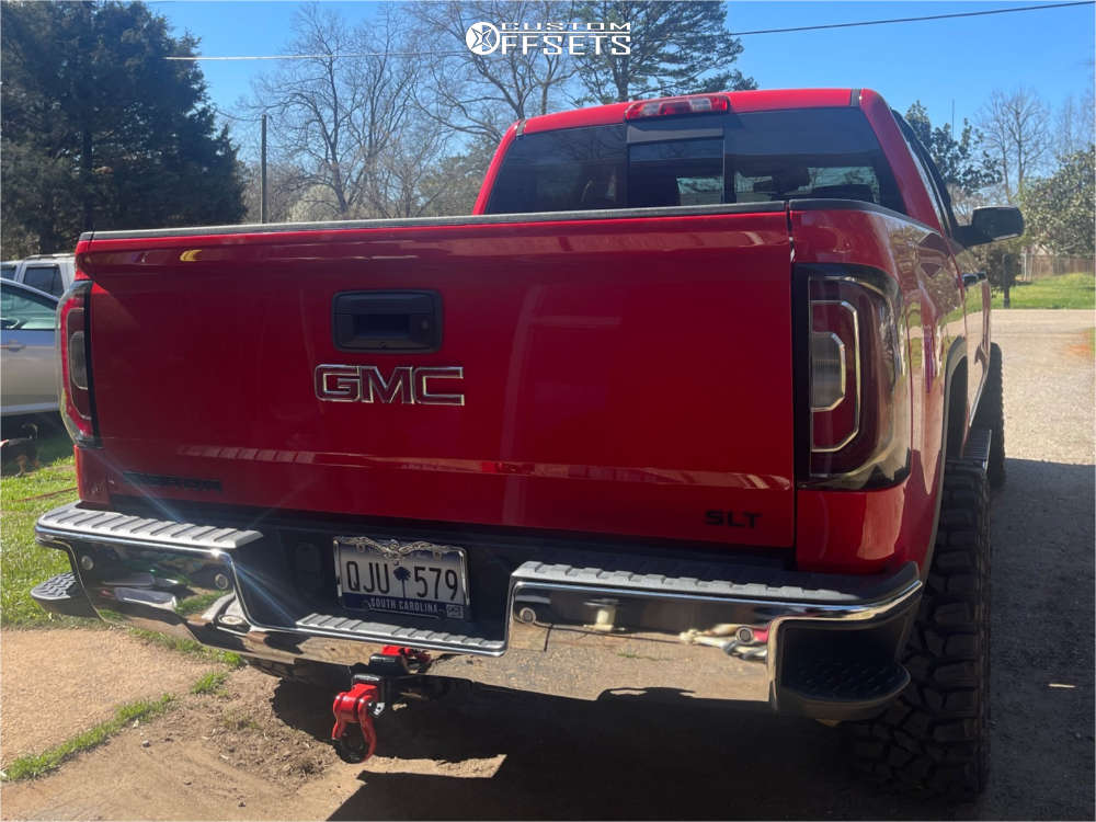 2018 GMC Sierra 1500 with 20x10 -25 Vision Korupt and 305/55R20 Cooper ...