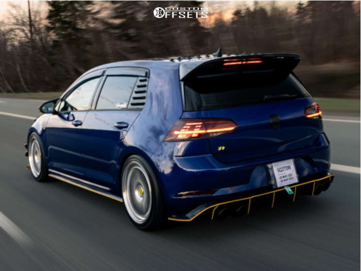 2019 Volkswagen Golf R with 18x8.5 35 Kansei Knp and 235/40R18 ...