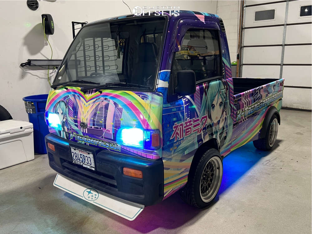 1993 Subaru Sambar with 15x8 20 Vors Vr3 and 195/45R15 Toyo Tires ...