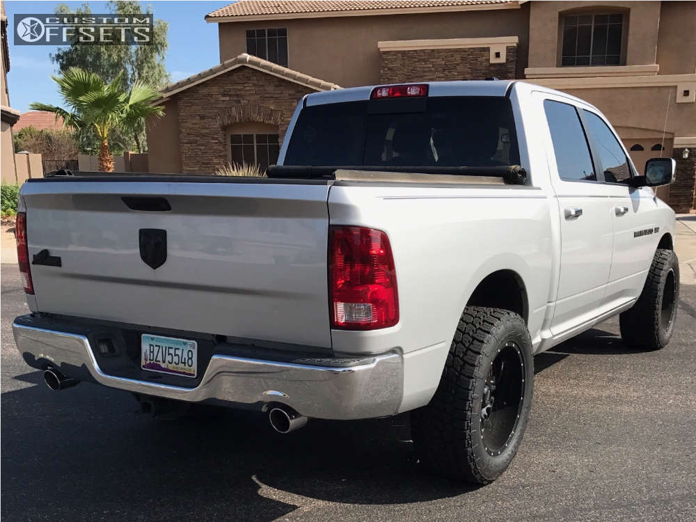 2012 Dodge Ram 1500 with 20x10 -25 Ultra Hunter and 305/55R20 Nitto ...