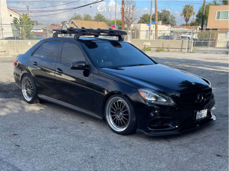 2014 Mercedes-Benz E350 with 19x9 37 SSR Professor Tf1 and 245/35R19 ...