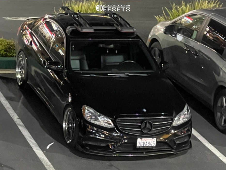 2014 Mercedes-Benz E350 with 19x9 37 SSR Professor Tf1 and 245/35R19 ...