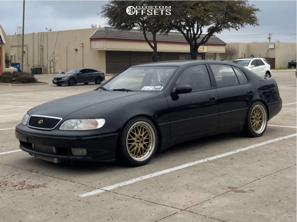 1994 Lexus GS300 with 18x9.5 20 BBS Lm and 245/40R18 Pirelli Cinturato ...