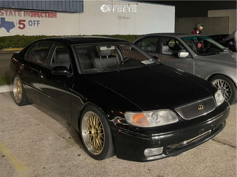 1994 Lexus GS300 with 18x9.5 20 BBS Lm and 245/40R18 Pirelli Cinturato ...