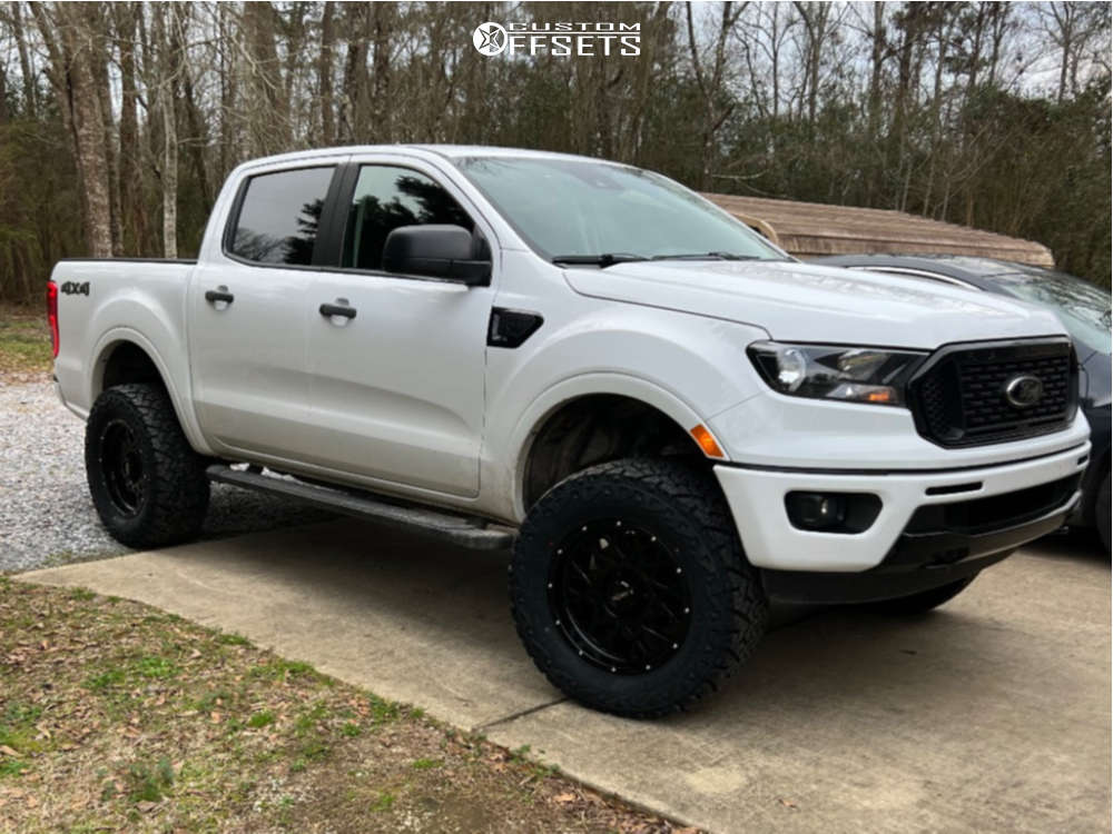2023 Ford Ranger with 18x9 -12 Vision Rocker and 33/12.5R18 Venom Power ...