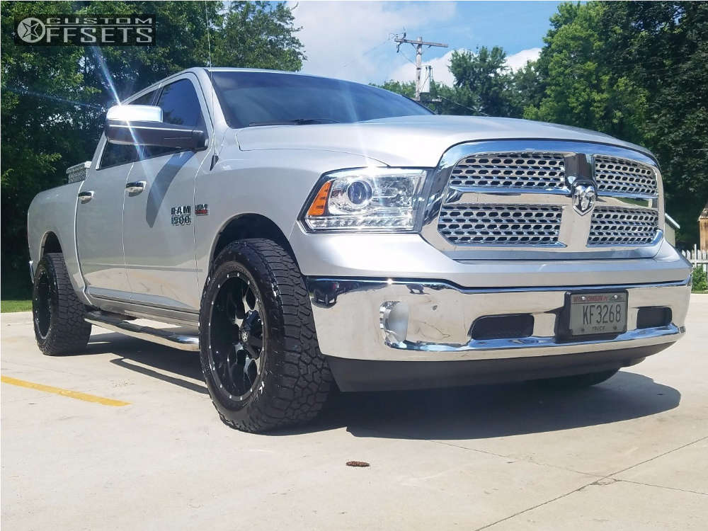 2014 Ram 1500 with 20x10 -25 Mayhem Warrior and 275/60R20 Falken ...
