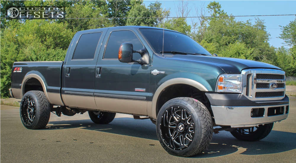 2005 Ford F-350 Super Duty with 22x12 -44 Hostile Sprocket and 305 ...
