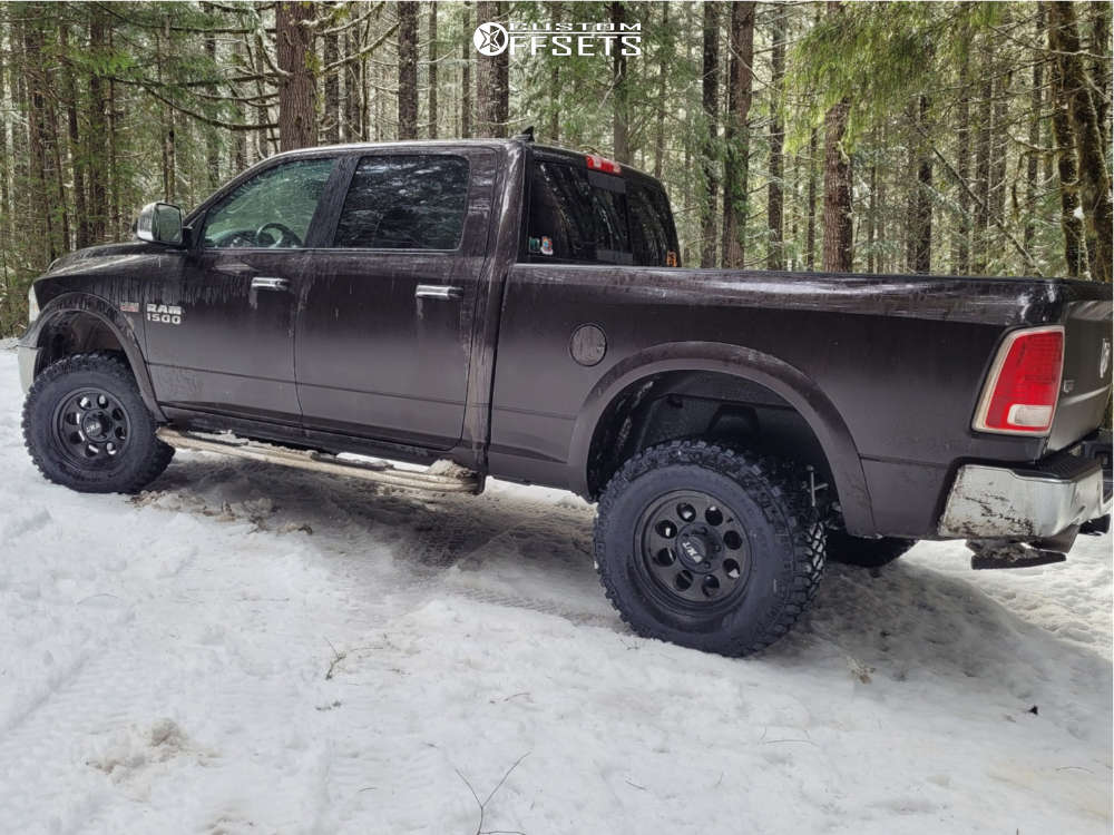 2017 Ram 1500 with 17x9 -12 Mickey Thompson Classic Iii and 35/12.5R17 ...