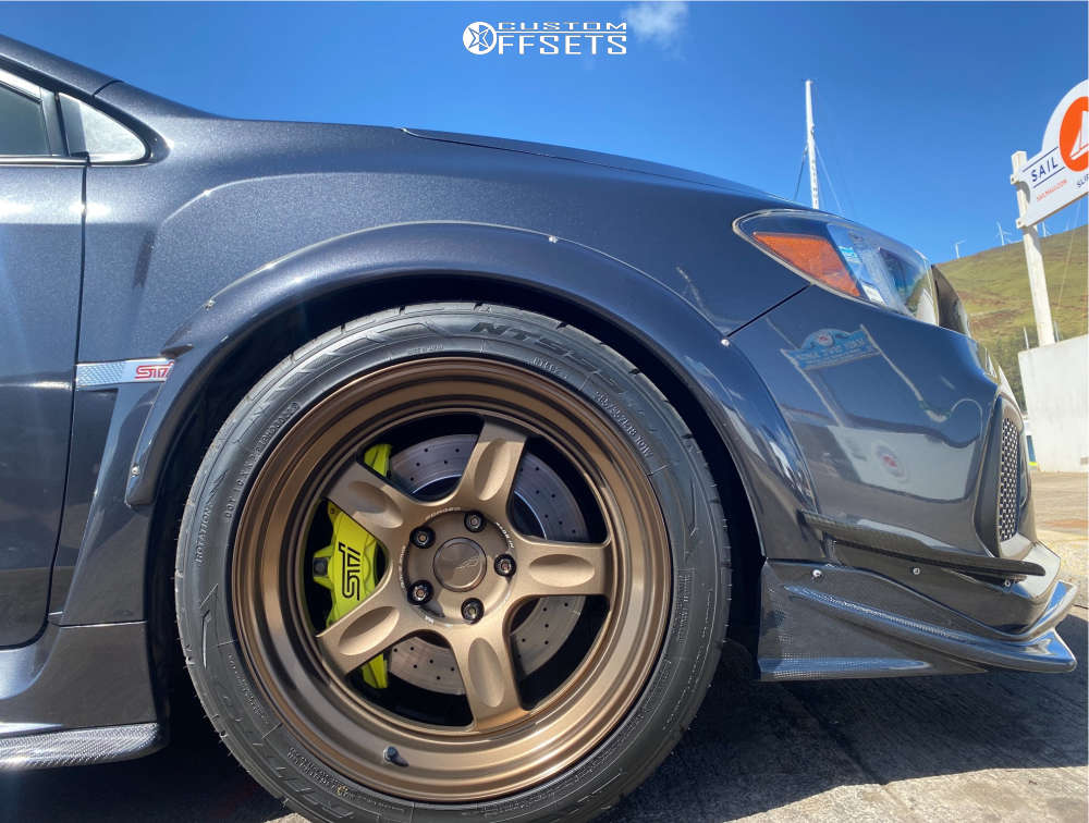 2018 Subaru WRX STI with 18x10.5 15 Volk 21c and 285/35R18 Nitto Nt555 G2 and Coilovers | Custom ...
