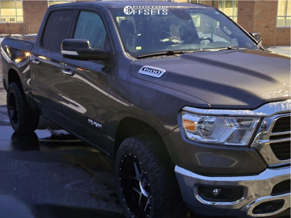 2019 Ram 1500 with 20x10 -25 Vision Sliver and 285/50R20 Radar Renegade ...