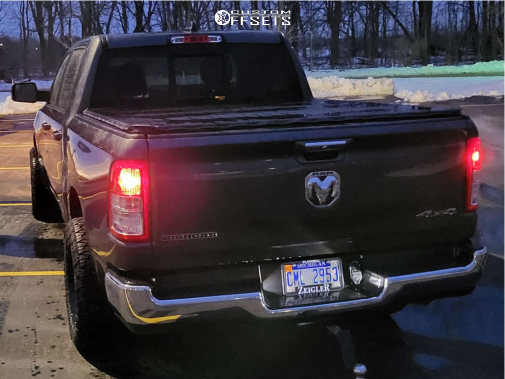 2019 Ram 1500 with 20x10 -25 Vision Sliver and 285/50R20 Radar Renegade ...