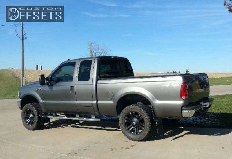 2002 Ford F-250 Super Duty with 20x9 18 XD Monster and 285/65R20 Nitto ...