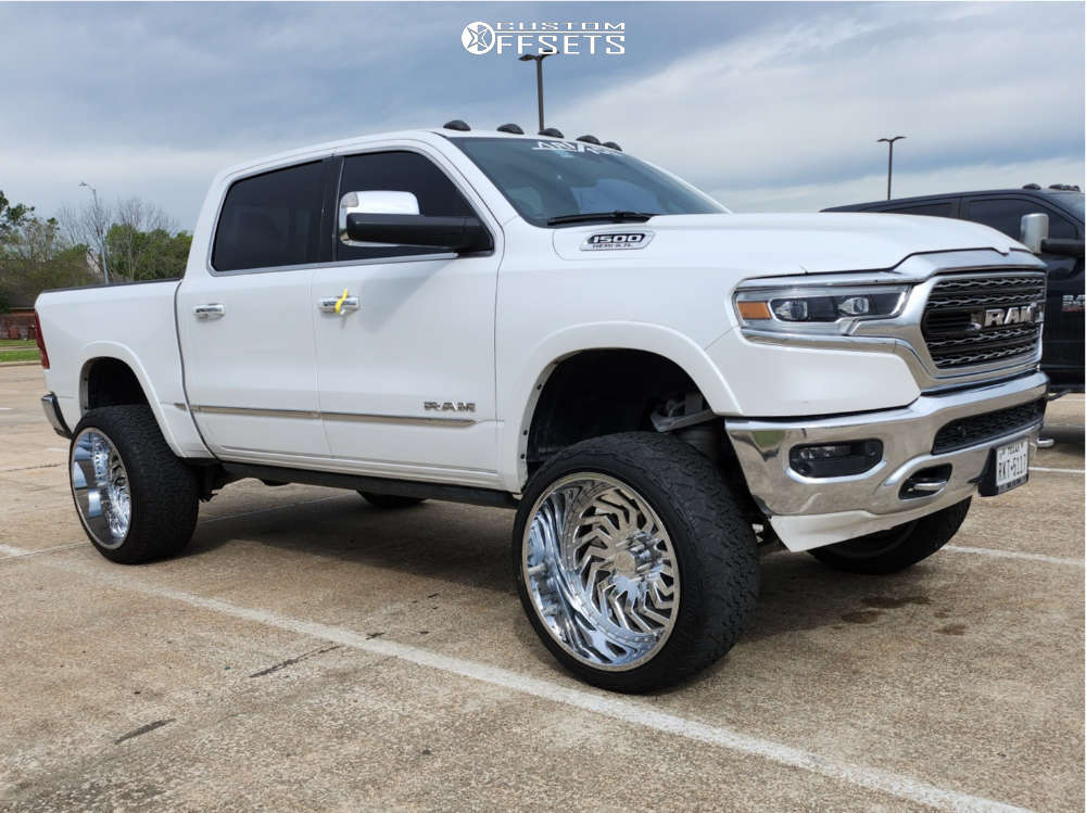 2020 Ram 1500 with 26x14 -81 ARKON OFF-ROAD Crown Series Victory and 37 ...