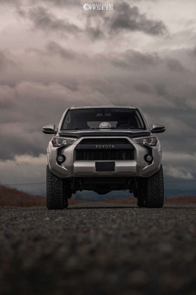 2015 Toyota 4Runner with 17x9 -12 KMC Km542 and 285/70R17 Falken ...