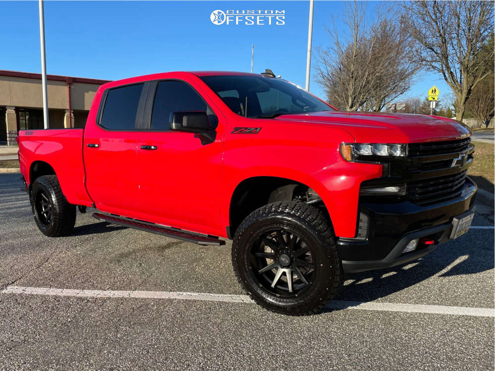 2019 Chevrolet Silverado 1500 with 20x10 -19 Alloy Ion 143 and 285 ...