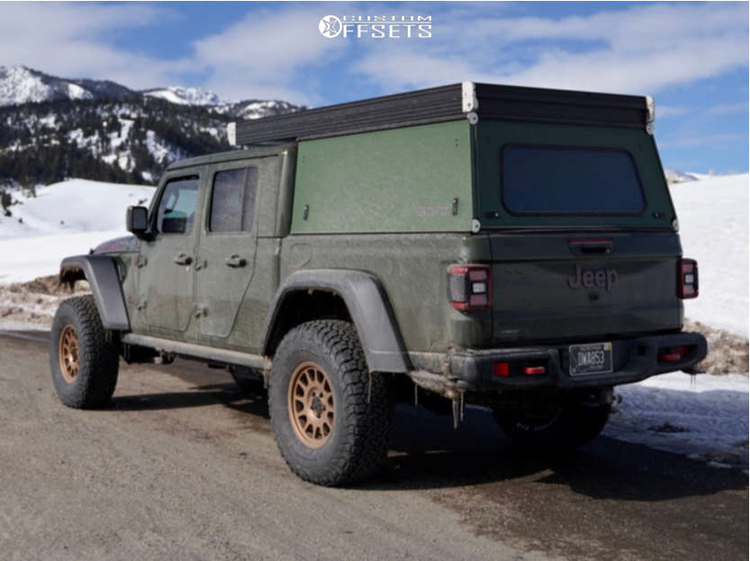 2022 Jeep Gladiator with 17x8.5 25 Method Mr703 and 37/12.5R17 ...