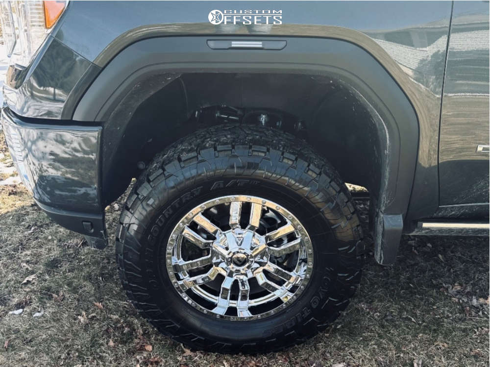 2023 GMC Sierra 2500 HD with 20x9 20 Fuel Sledge and 37/12.5R20 Toyo ...