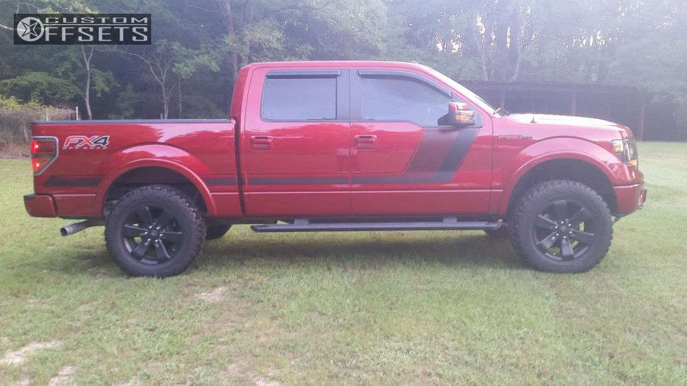 2014 Ford F-150 with 20x8.5 44 OEM Wheels Stock and 35/12.5R20 Cooper ...