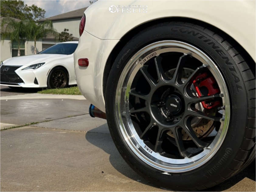 2007 Mazda MX-5 Miata with 17x9 40 Konig Hypergram and 245/40R17 ...