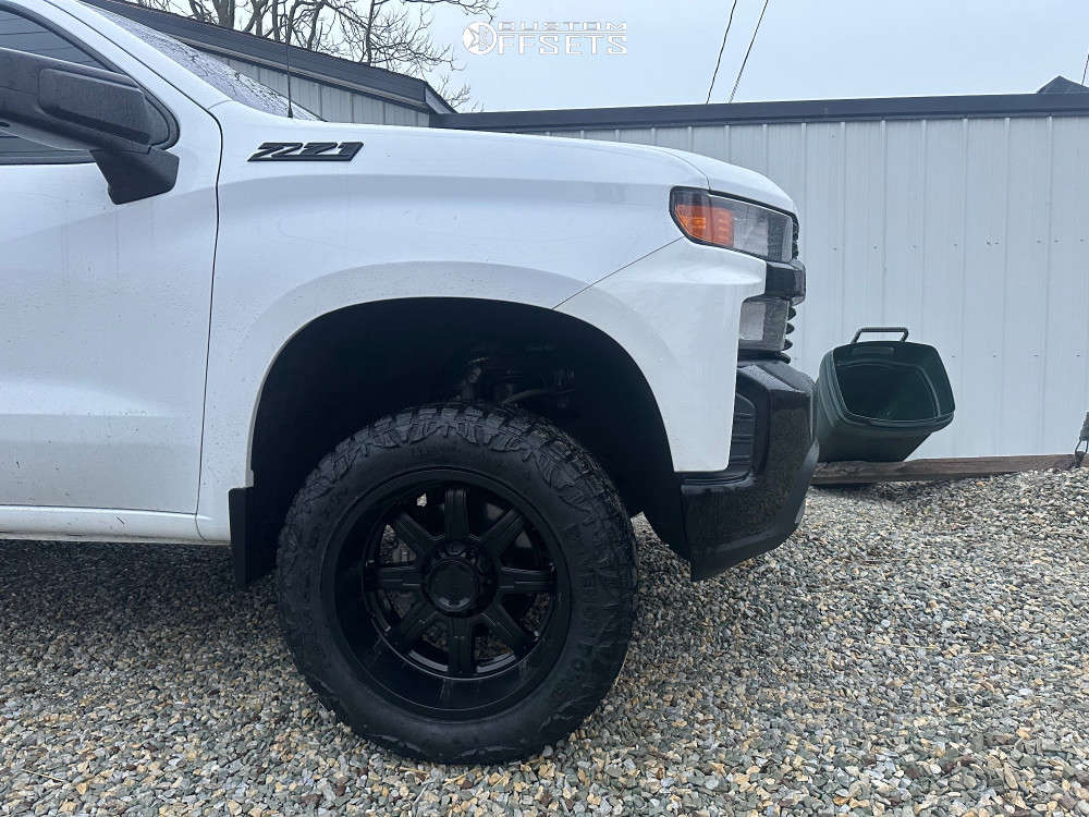 2019 Chevrolet Silverado 1500 with 20x10 -25 Ultra Menace and 285/55R20 ...