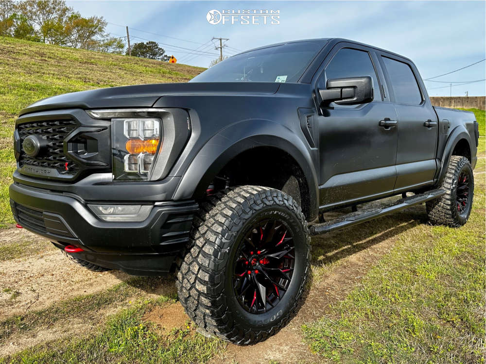 2021 Ford F-150 with 20x10 -18 Fuel Flame 6 and 37/13.5R20 BFGoodrich ...