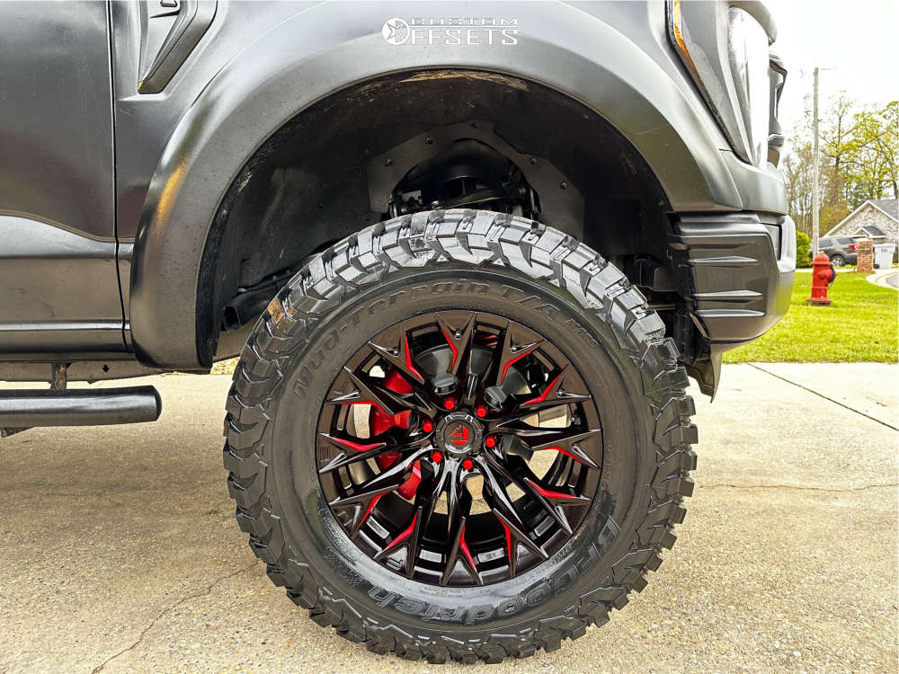 2021 Ford F-150 with 20x10 -18 Fuel Flame 6 and 37/13.5R20 BFGoodrich ...