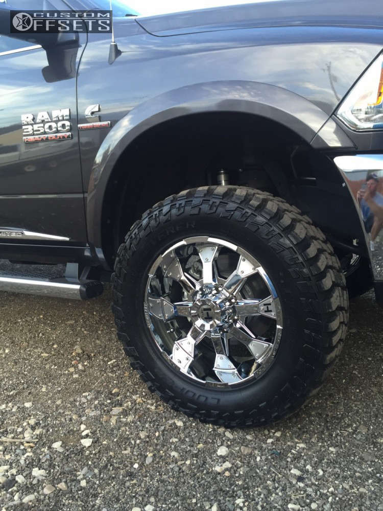 2017 Dodge Ram 3500 with 20x9 0 Hostile Knuckles and 35/12.5R20 Cooper ...