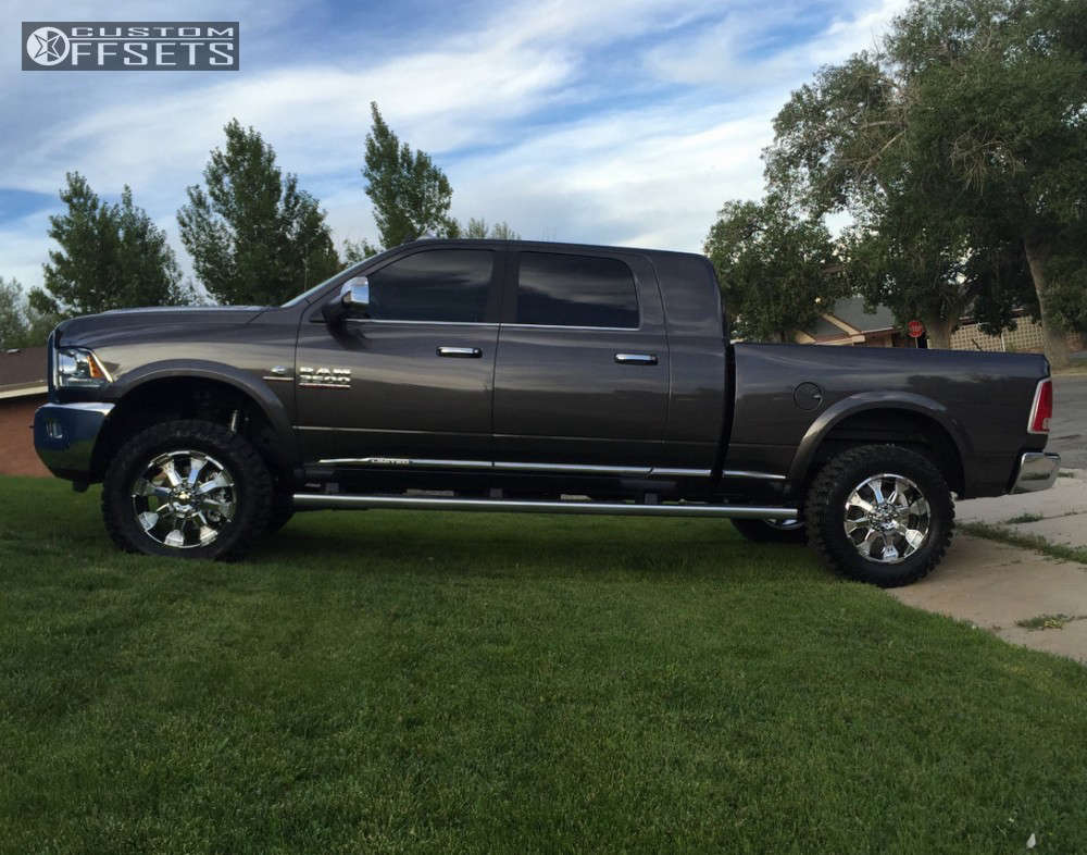 2017 Dodge Ram 3500 with 20x9 0 Hostile Knuckles and 35/12.5R20 Cooper ...