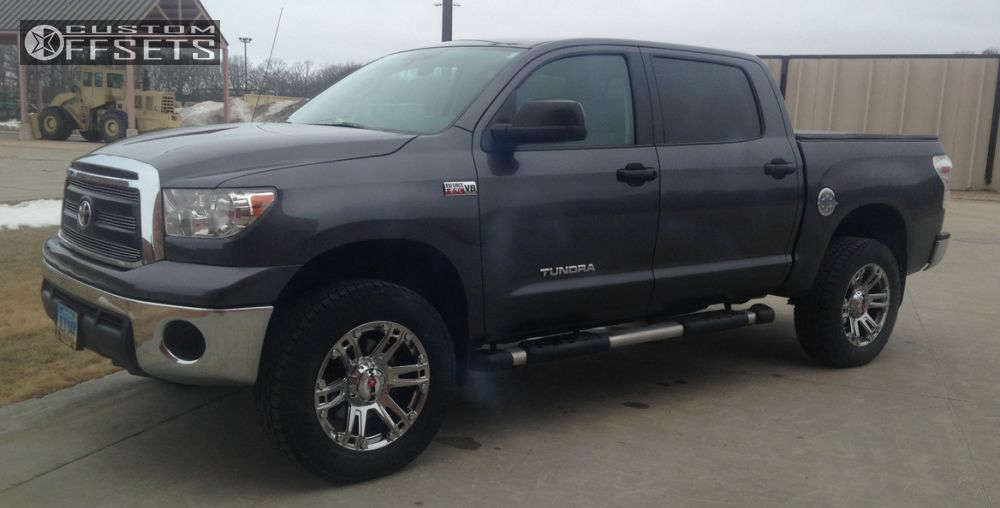 2011 Toyota Tundra with 20x9 25 Work Beast and 275/65R20 Toyo Tires ...