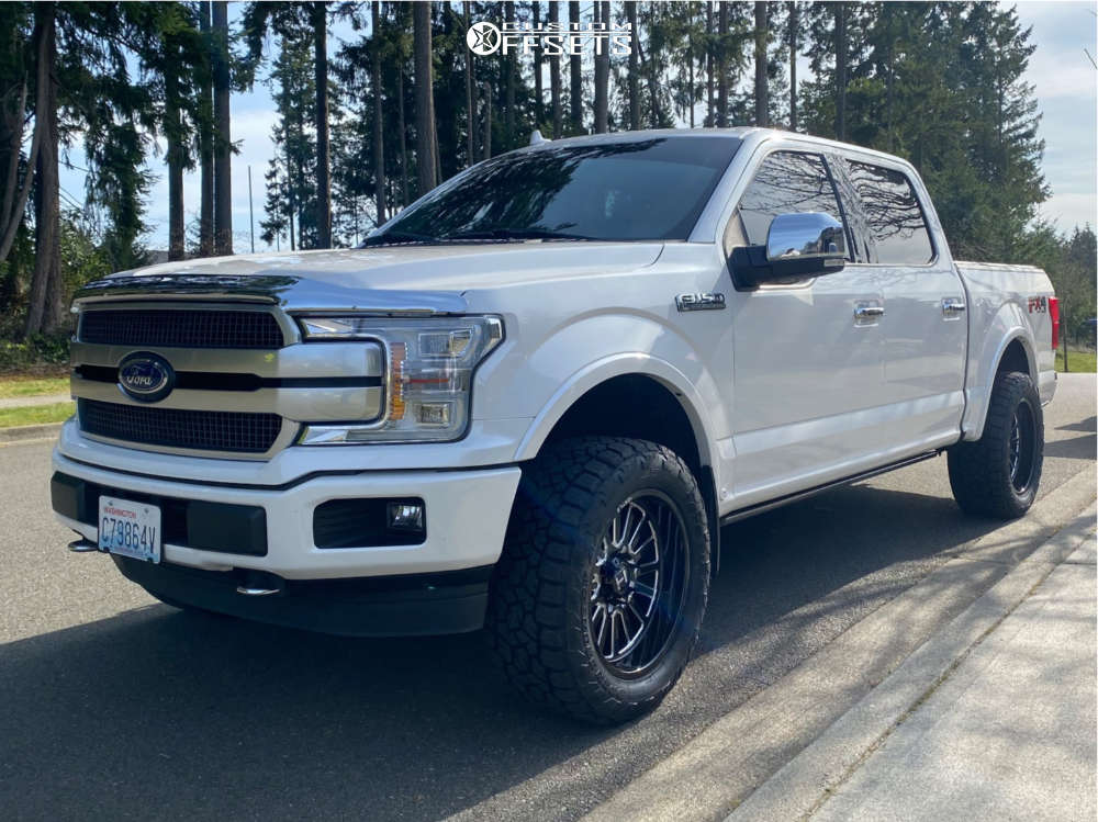 2018 Ford F-150 with 20x10 -19 Hostile H127 and 33/12.5R20 Toyo Tires ...