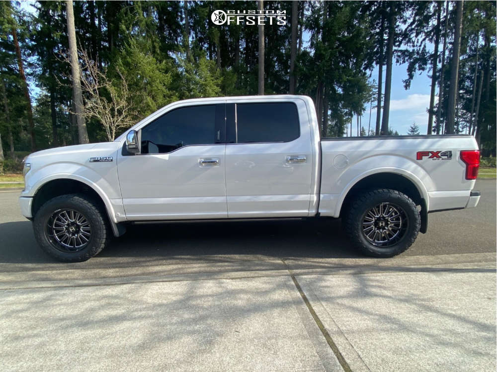 2018 Ford F-150 with 20x10 -19 Hostile H127 and 33/12.5R20 Toyo Tires ...