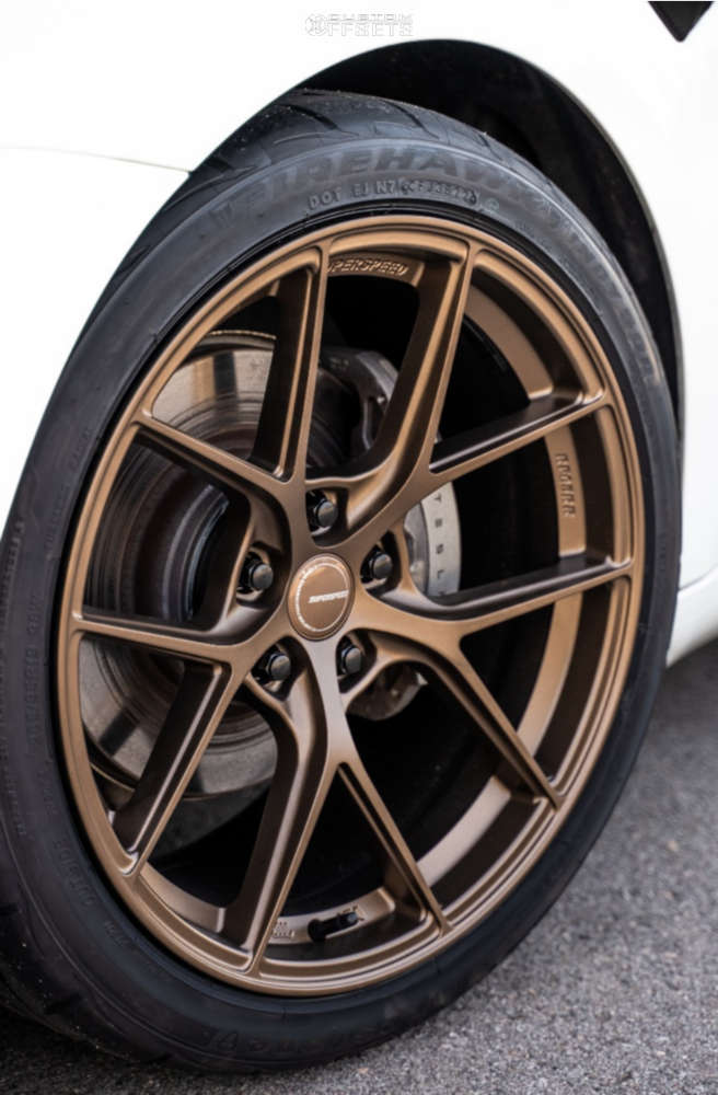 2020 Tesla 3 with 19x9.5 33 Superspeed Rf05rr and 265/35R19 Firestone ...